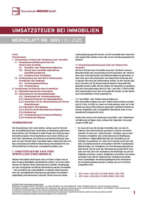 Umsatzsteuer Bei Mietkauf