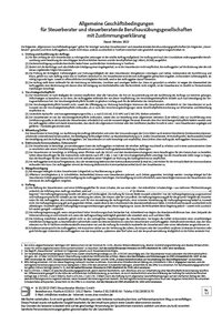 (PDF-Abonnement) Allgemeine Geschäftsbedingungen für rechts- und steuerberatende ...